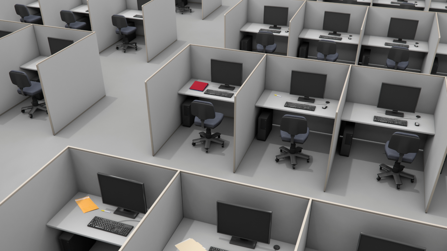 Design Tips For Improving Your Office Furniture Space With Cubicles And ...